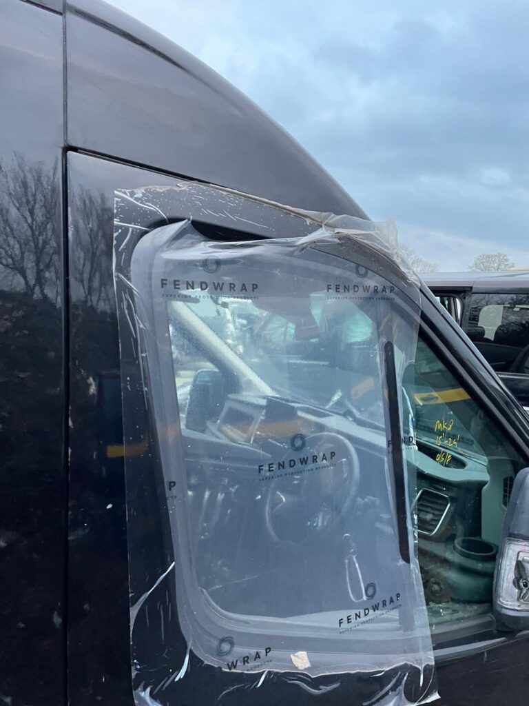 Ford Transit MK8 2015 2024 Front Door Right Side O/S In Black NO MIRROR ...