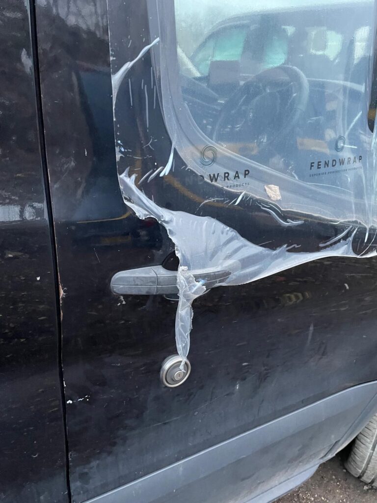 Ford Transit MK8 2015 2024 Front Door Right Side O/S In Black NO MIRROR ...